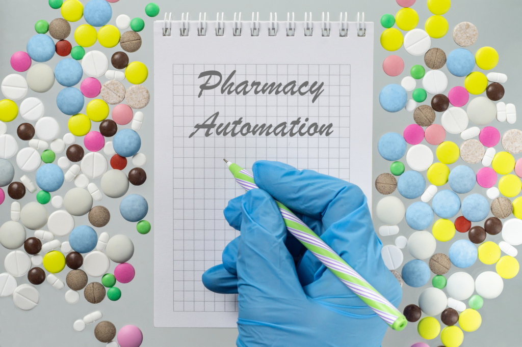 The different stages of the pharmacy automation process